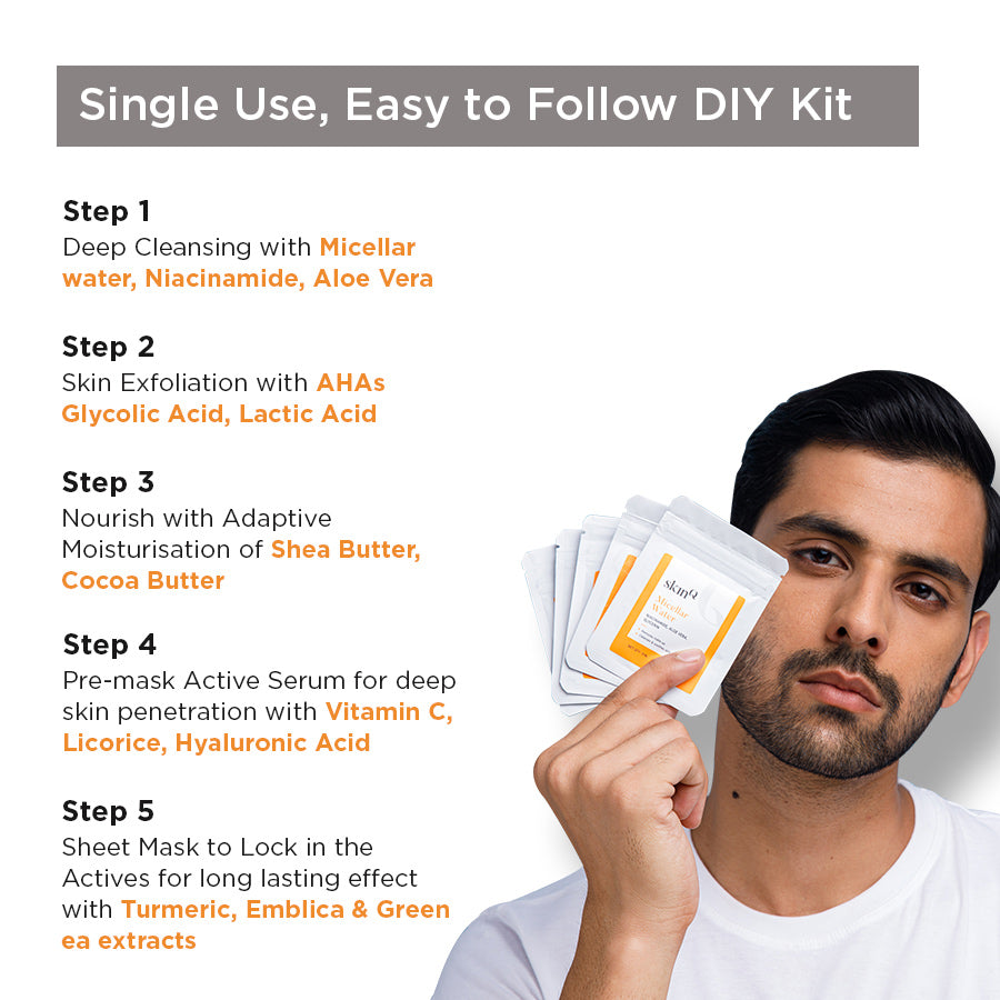 Active ANTI-Pigmentation DIY Detan Facial Kit - SkinQ