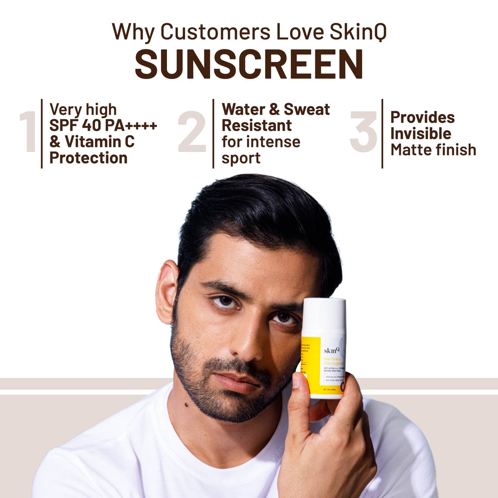 Sunscreen Gel with SPF 40 PA+++ and Vitamin C - SkinQ
